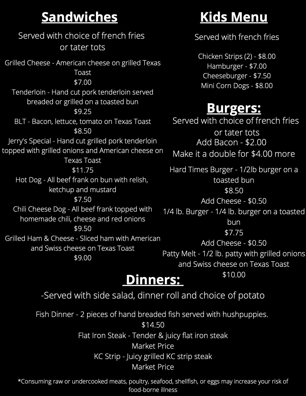 Hard Times Bar And Grill